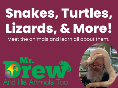 Mr. Drew and His Animals Too | Auburn Public Library
