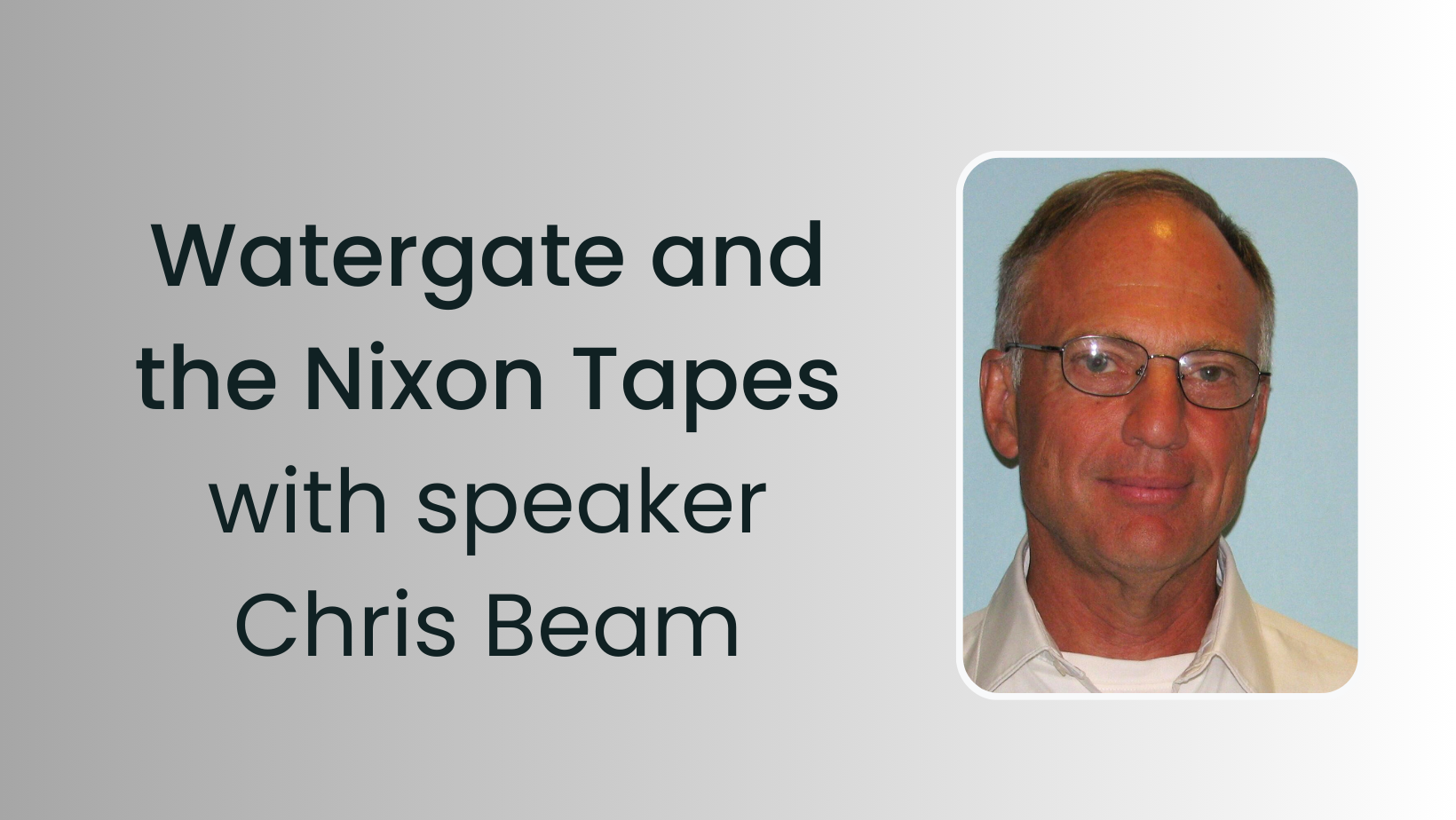 Watergate and the Nixon Tapes | Auburn Public Library